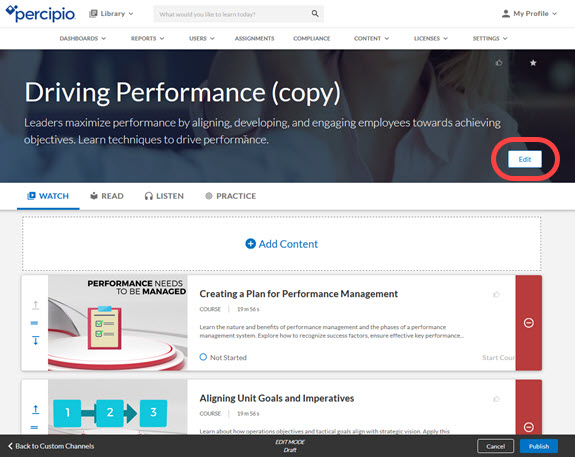 Versión de Percipio de septiembre de 2018