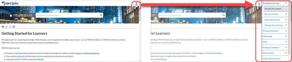 Versión de Percipio de septiembre de 2018